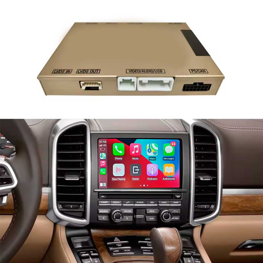 Porsche PCM 3.1 Decoder Carplay Decoder Carplay Android Auto Wireless